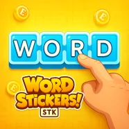 Word Stickers - a puzzle game for crossword puzzle lovers